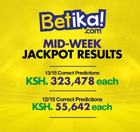 15th April Betika Midweek Jackpot Predictions - Jackpot predictions